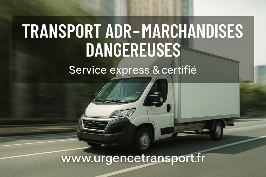 Transport ADR – Marchandises dangereuses | UrgenceTransport.fr
